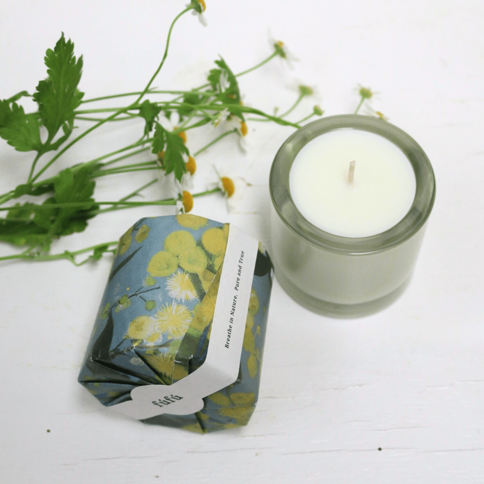 Fú Fú - Autumn Walk Dried Flower Candle - The Flower Crate