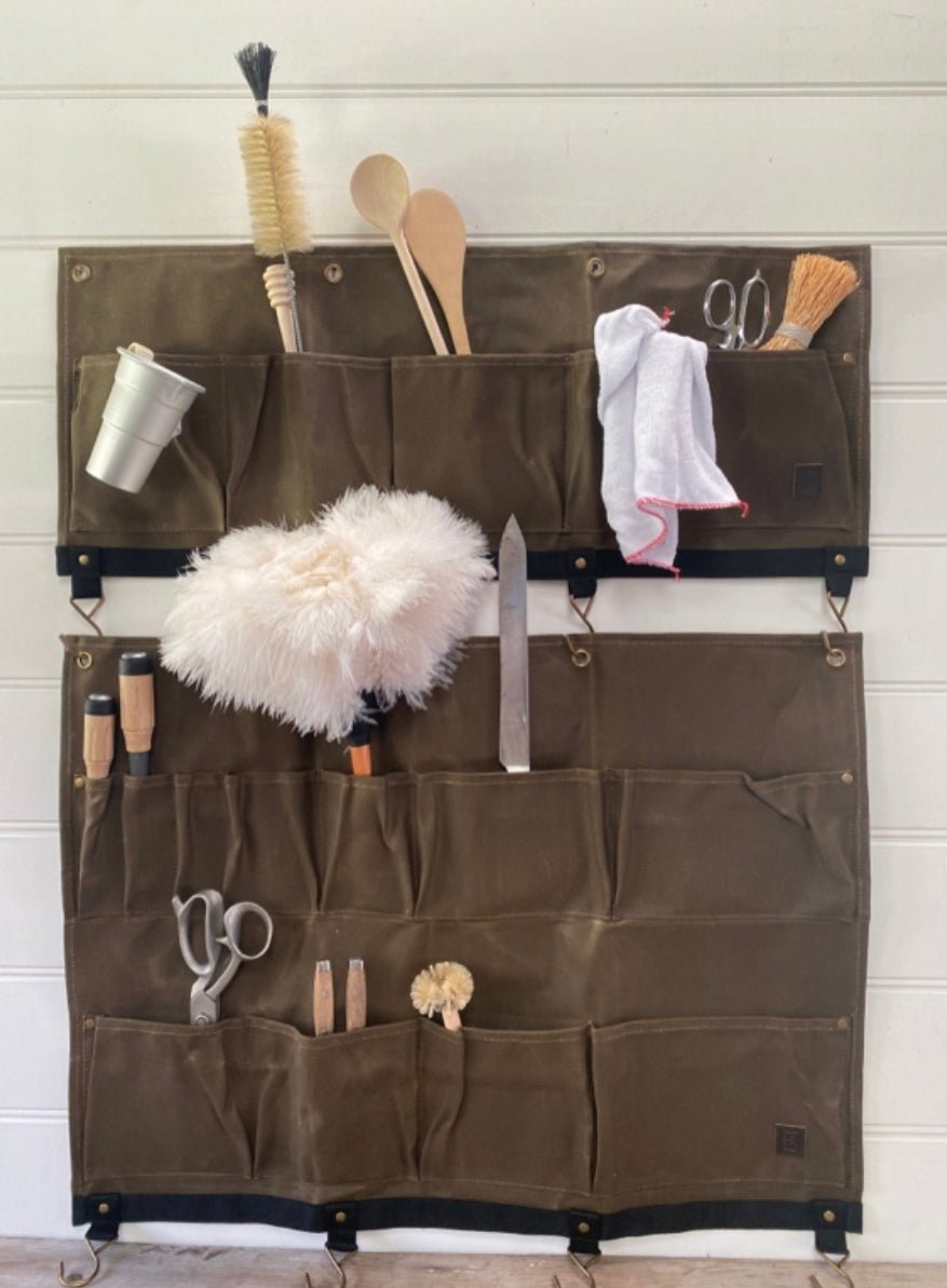 Waxed Canvas Utility Hanger - The Flower Crate